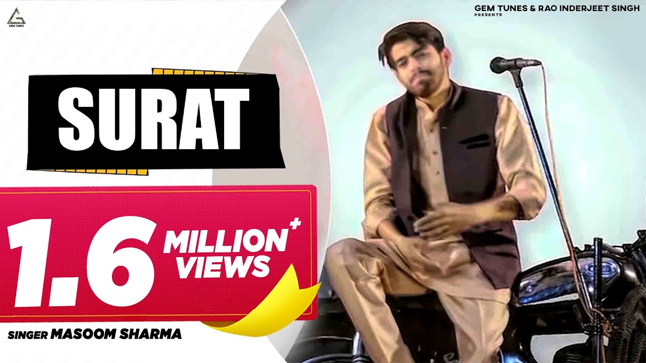 Surat (Official Video) : Masoom Sharma | Lalit Rathi | Riya Rathi ...