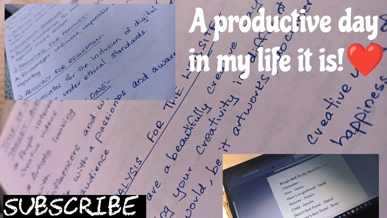 Let's have another productive day in my life! ️ - YouTube