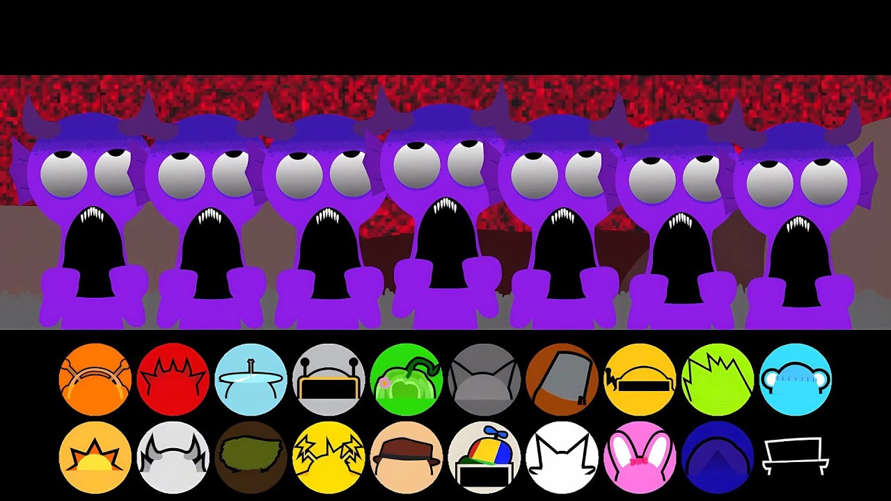 Sprunki Retake - One for All *ALL CHARACTERS* | Normal VS Horror - YouTube