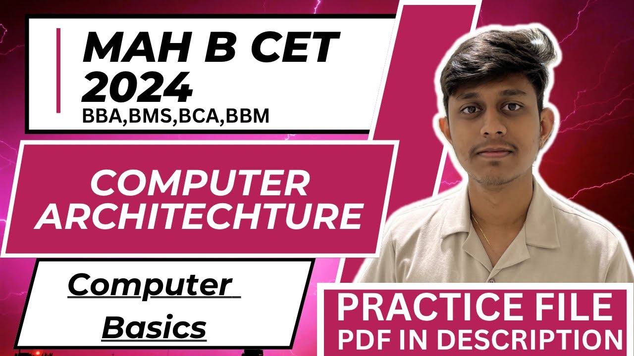 Architecture and Backup Devices | MAH B CET 2024| BMS BBA BBM BCA - YouTube