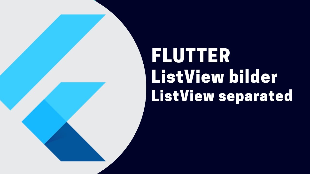 Flutter Listviewbuilder Andand Listviewseparated Youtube