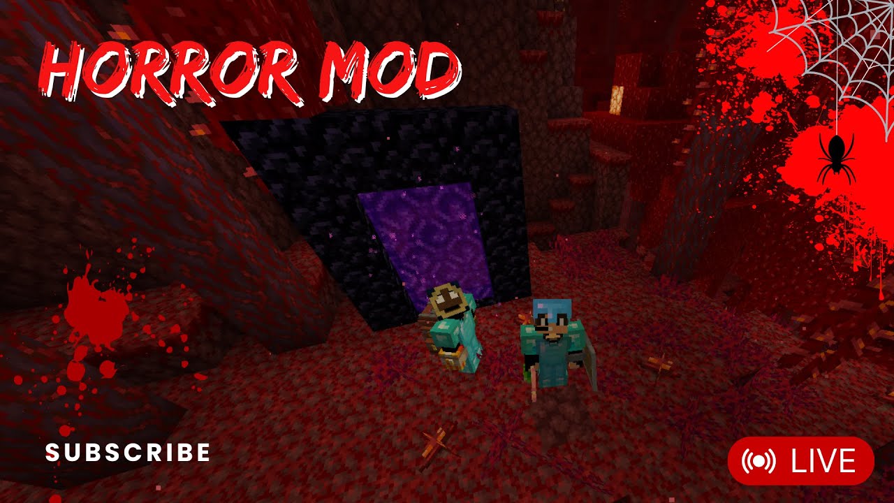 Nether exploration in Minecraft | Horror Mod - YouTube