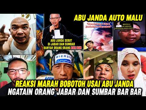 VIRAL AUTO MALU!! REAKSI MARAH BOBOTOH USAI ABU JANDA NGATAIN JABAR DAN SUMBAR BANYAK ORANG BAR BAR
