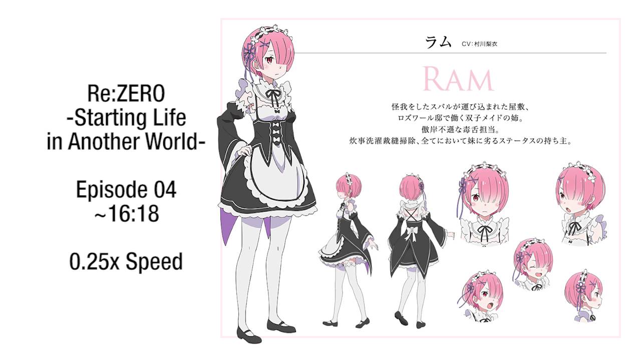 "Hidden" audio in Re:ZERO Ep 04 - YouTube