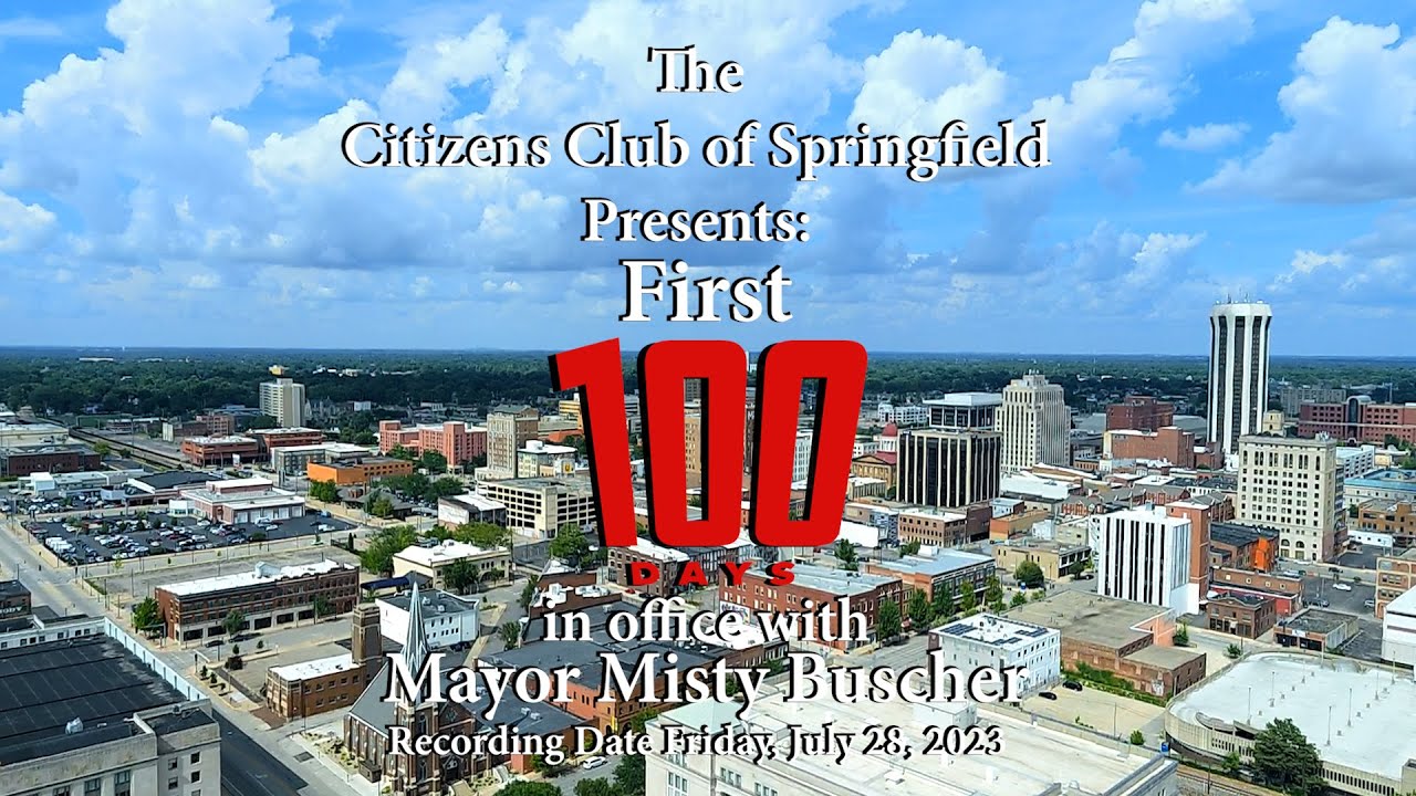 Citizens Club of Springfield, Mayor Misty Buscher, July 28, 2023 - YouTube