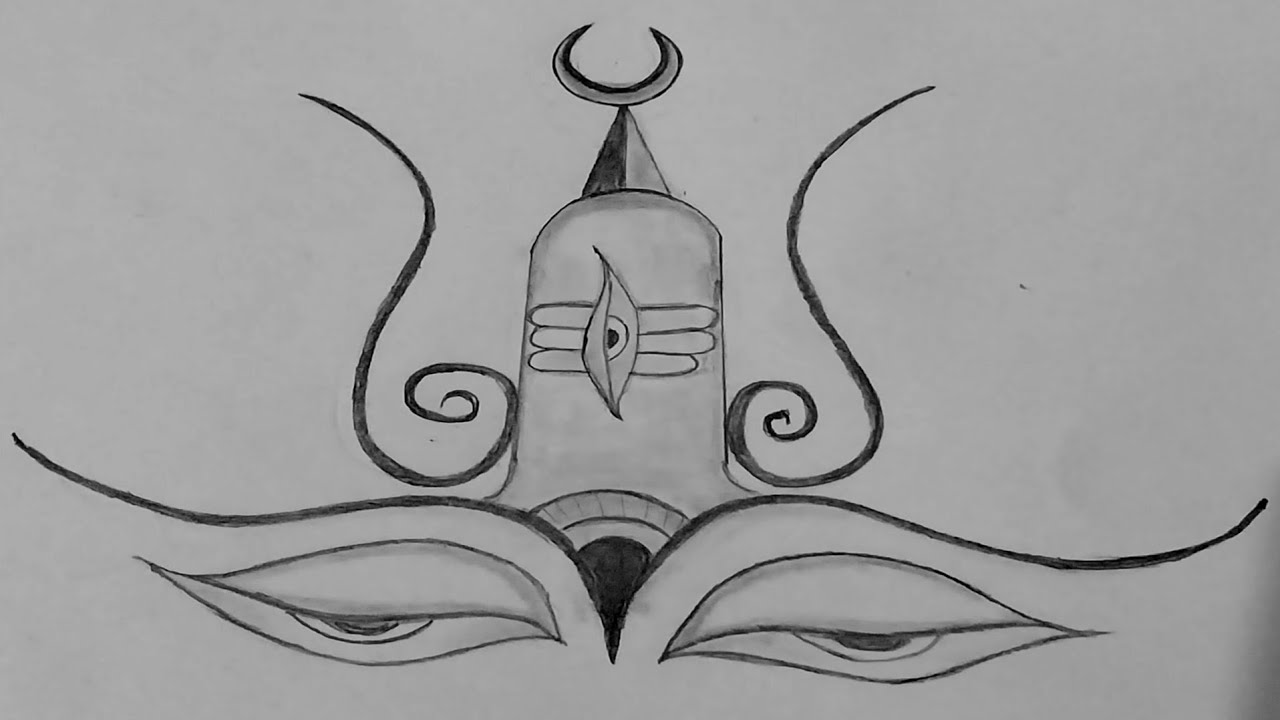 Mahadev Drawing // Nammo Namma Shankara 🙏 // How To Draw Mahadev ...