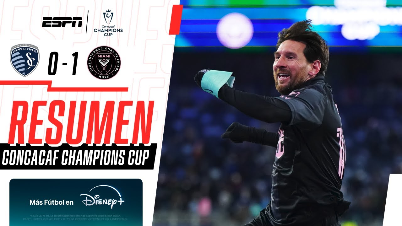 GOLAZO DE MESSI PARA DARLE EL TRIUNFO A INTER MIAMI EN LA IDA | Kansas ...