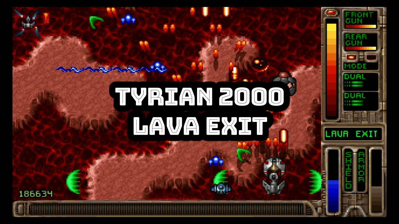 Old Games - Tyrian 2000 / #32 Lava Exit / PC Gameplay 1080p - YouTube