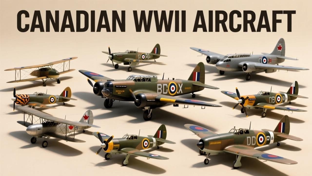 Every Canadian Aircraft Used in WWII / Max Speed - YouTube