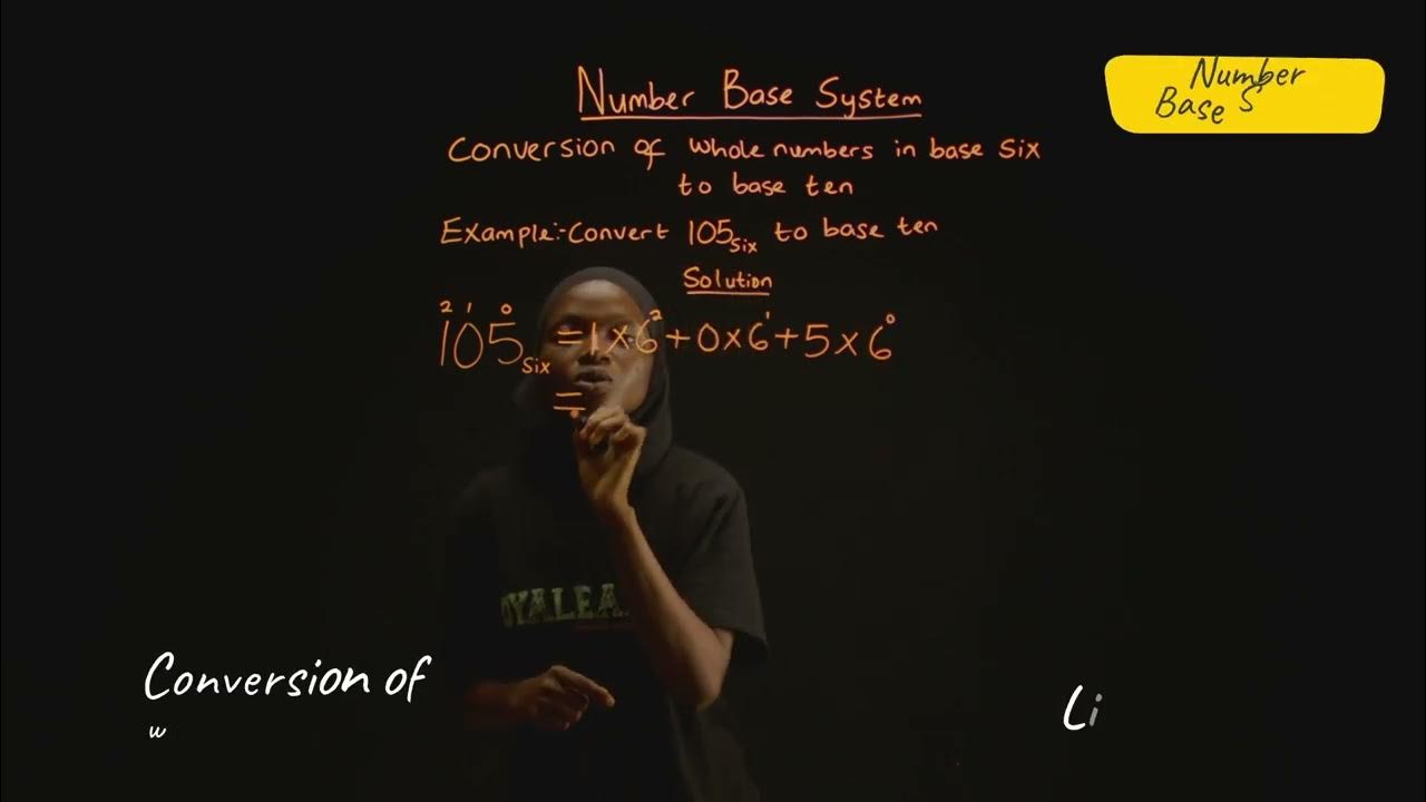 SS1 | Mathematics | Number base system | Conversion of whole numbers in ...