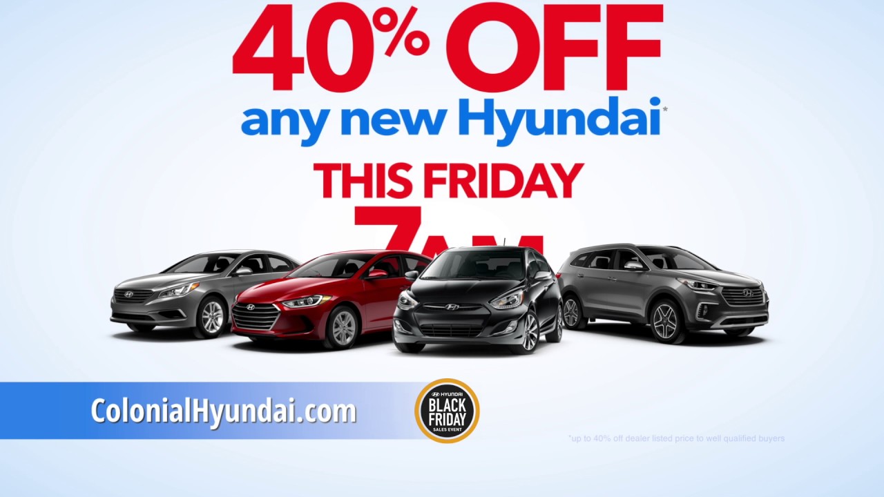 Colonial Hyundai Black Friday Sales Event - Save up to $12,000 - YouTube