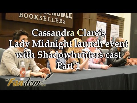 Lady Midnight launch event | Q&A with Cassandra Clare and Shadowhunters ...