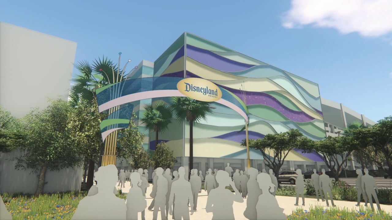 Disney Eastern Gateway Flythrough Disney Way to Security Gateway - YouTube