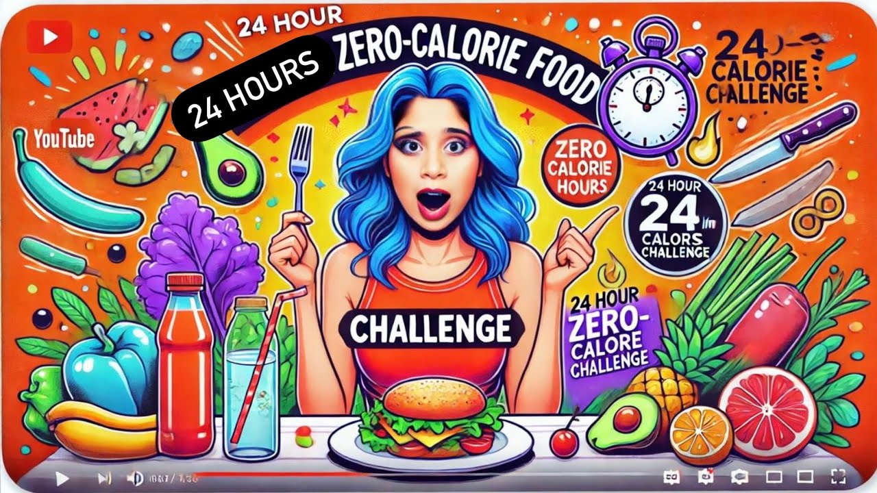 24-Hour Zero-Calorie Challenge: Surviving on Zero-Calorie Foods | Full ...