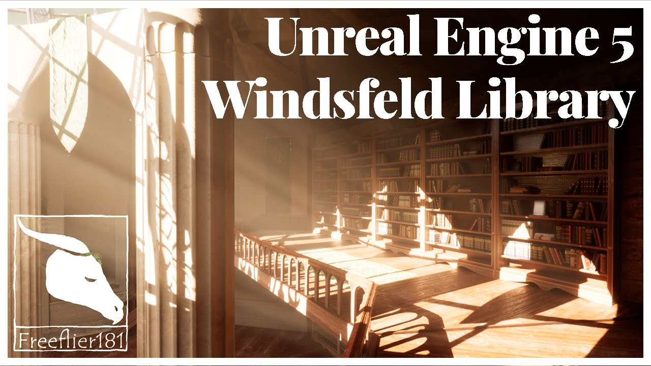 Unreal Engine 5 | Library Interior Environment | AAU Project - YouTube