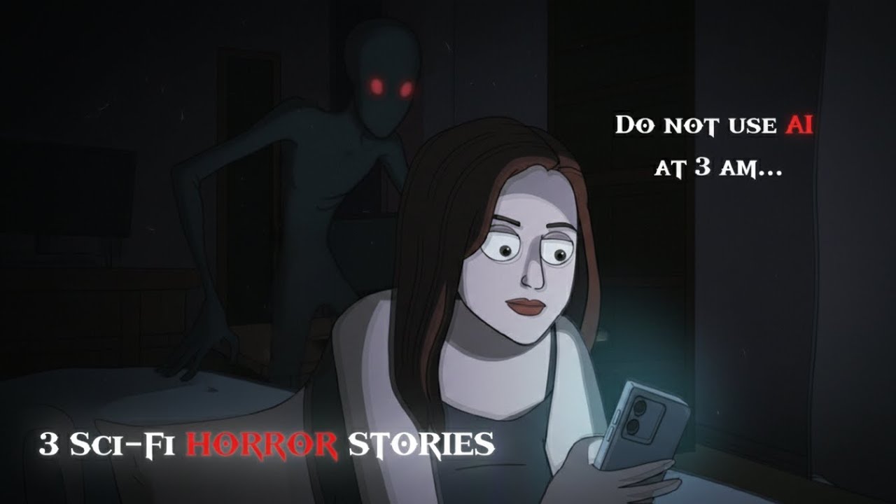 I Used An AI App at 3 AM | 3 AI Sci-Fi HORROR Stories - YouTube