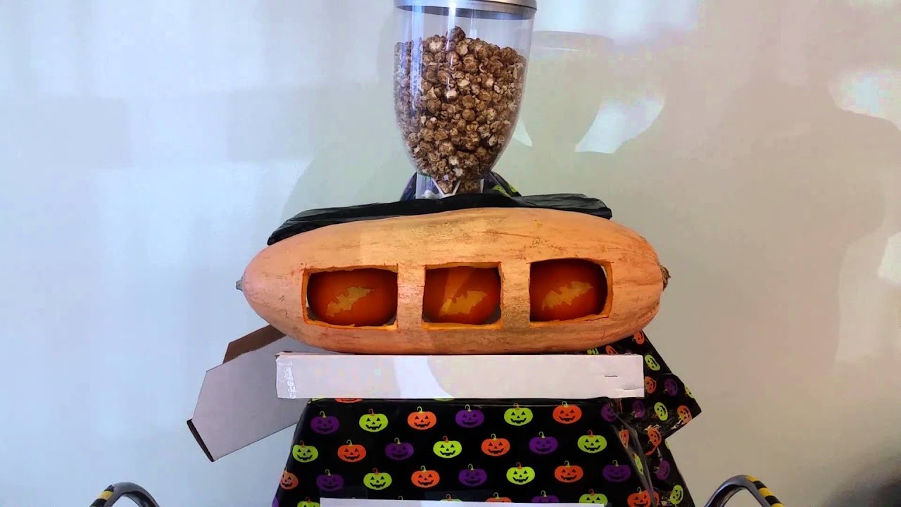 Spooky Slot Machine Pumpkin Carving Entry - YouTube
