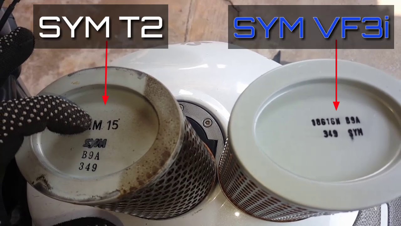 SYM T2 | AIR FILTER MAINTENANCE (D.I.Y) | TUTORIAL - YouTube