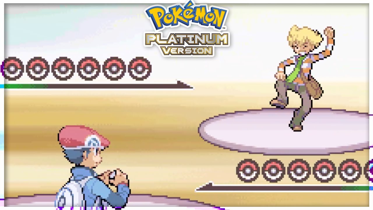 Pokémon Platinum - Rival Barry Battle! (Victory Road) - YouTube