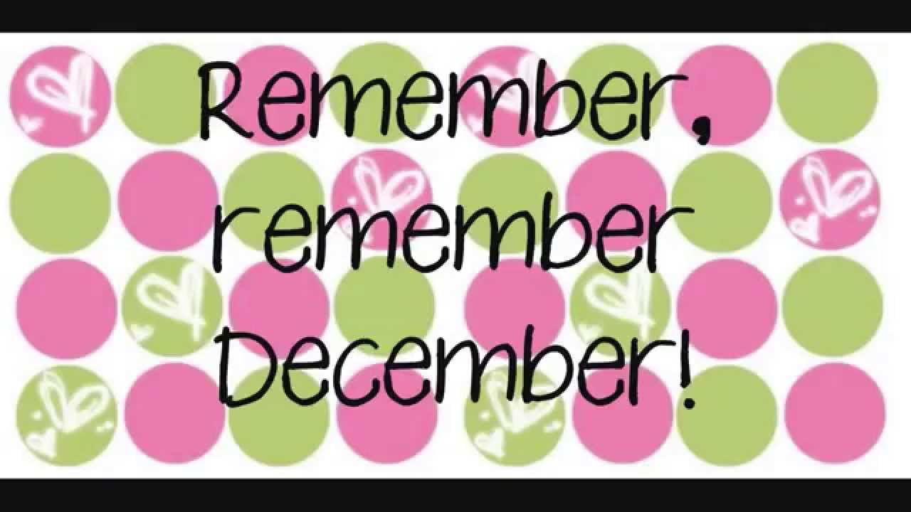 Demi Lovato- Remember December (Lyrics) - YouTube