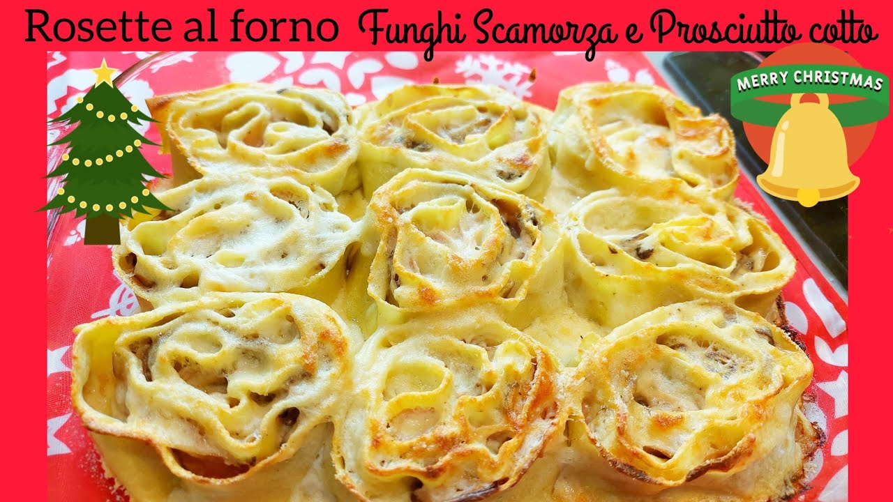 Rosette al Forno con Pasta Fatta in Casa per NATALE 🎅 🤶 - YouTube