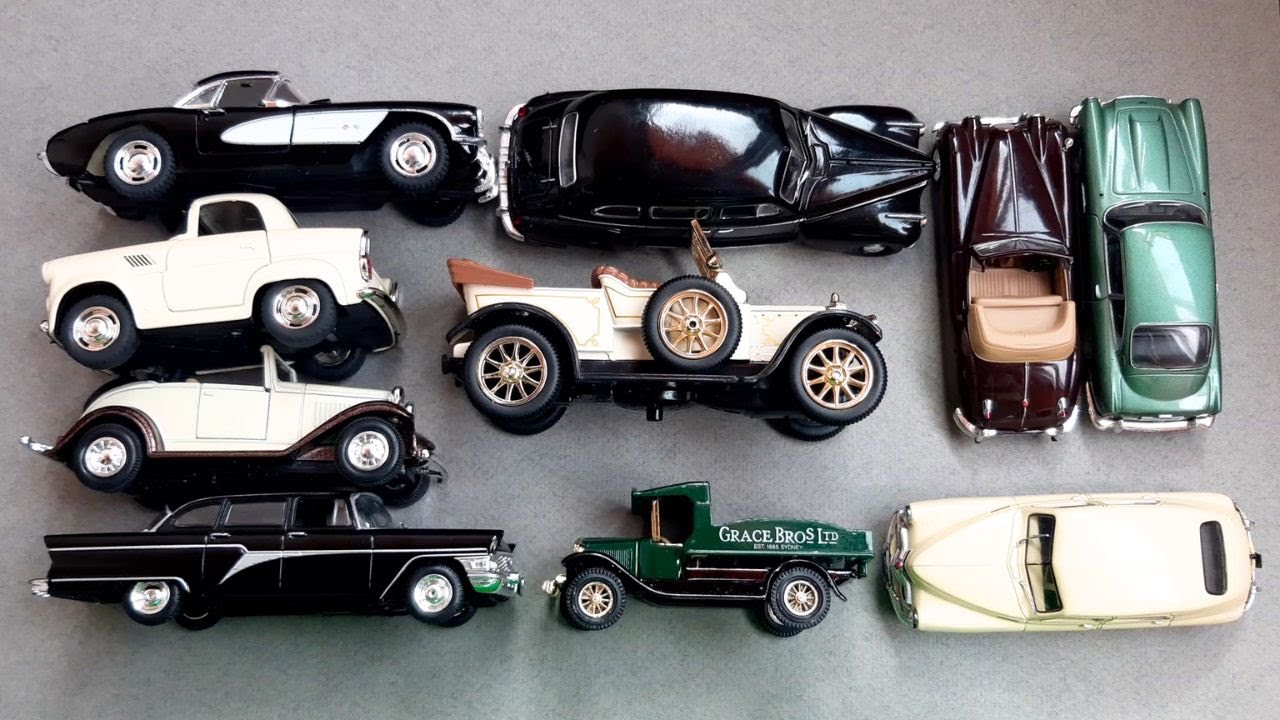 Classic Cars Come to Life A Diecast Retro Collection Showcase - YouTube