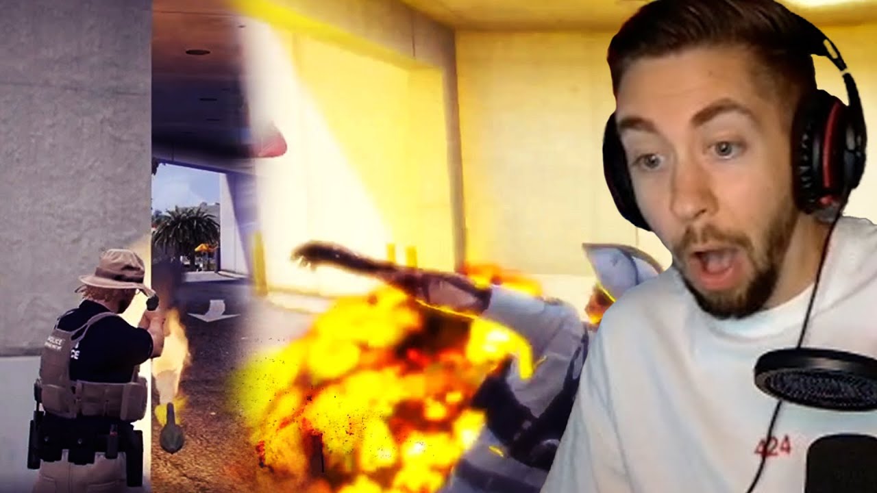 Kebun Reacts to the Cops POV of Mr. K's RPG | NoPixel GTA RP - YouTube