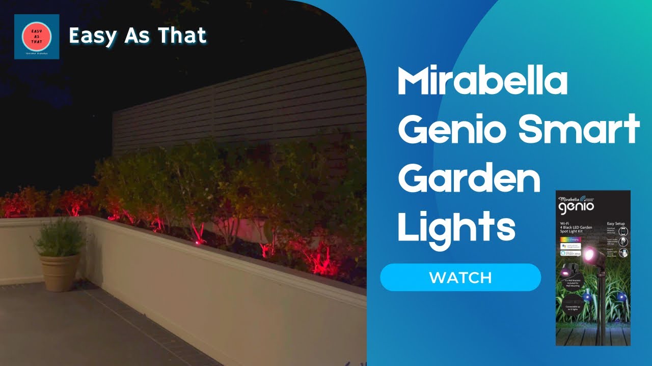 Mirabella Genio Wi-Fi LED Garden Spotlights: Full Setup and Review ⭐️ ⭐ ...