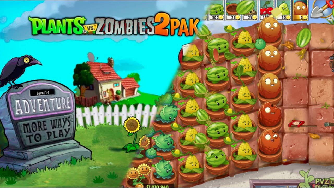 Plants vs Zombies 1 Android 4k | Mod Texturas Actualizadas (Xbox ...