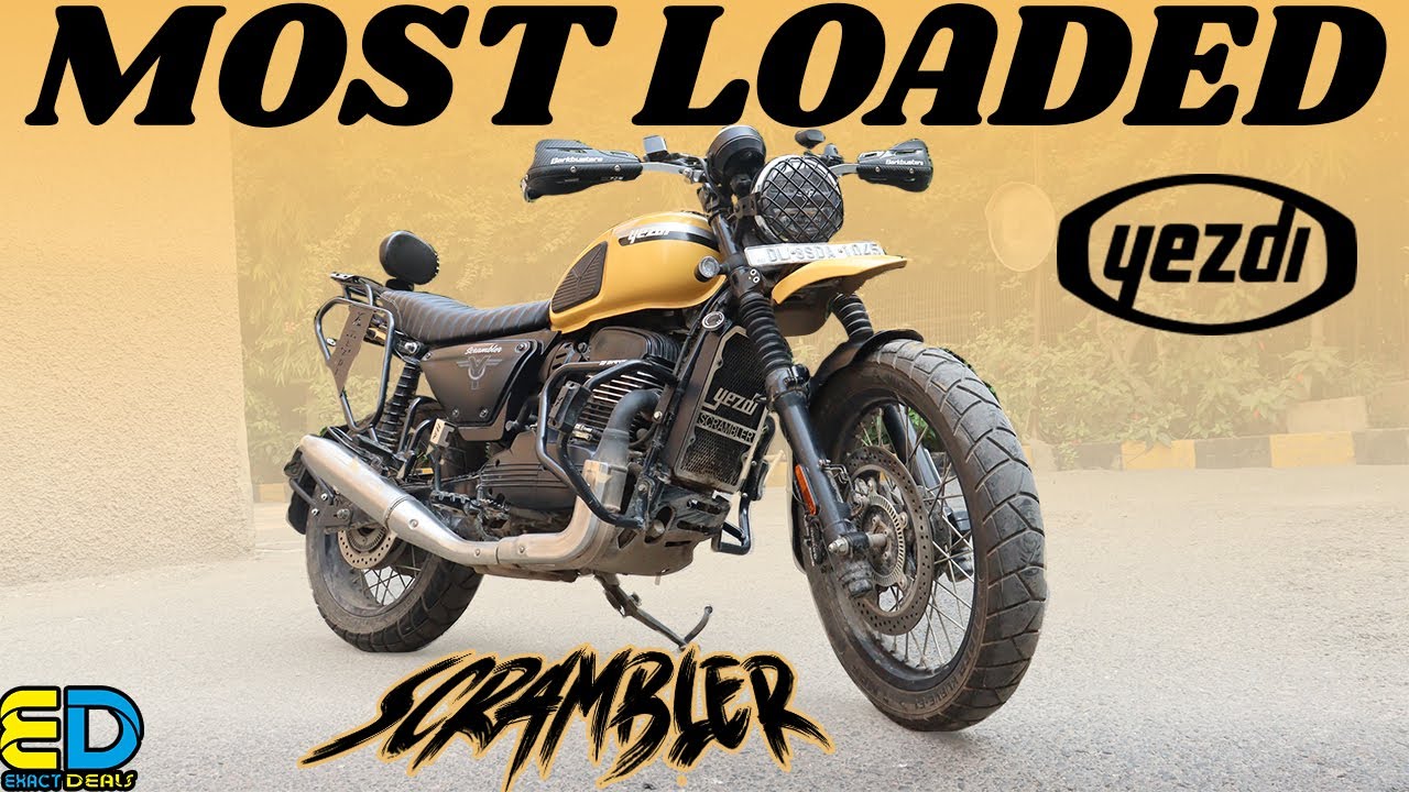 Most Loaded Yezdi Scrambler | Accessories for Yezdi Scrambler | Yezdi ...