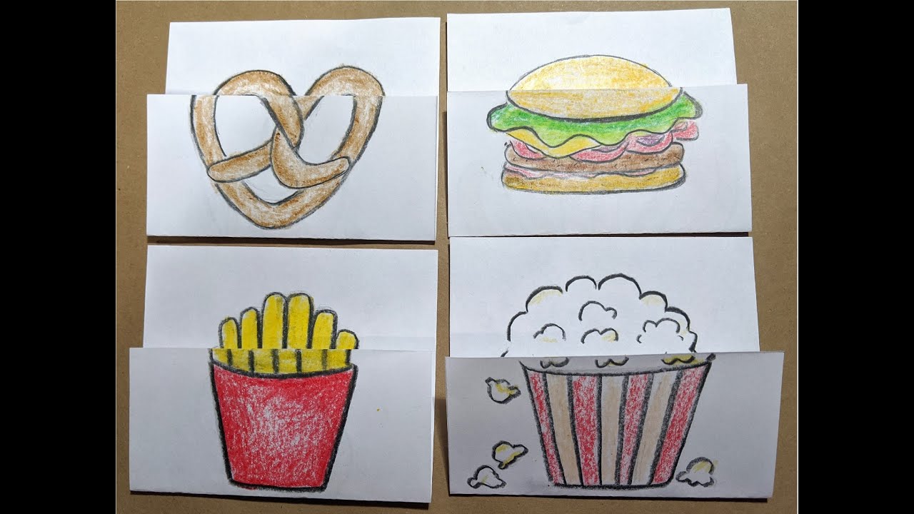 Easy Interactive Art Project w Crayons | Food Fun - YouTube