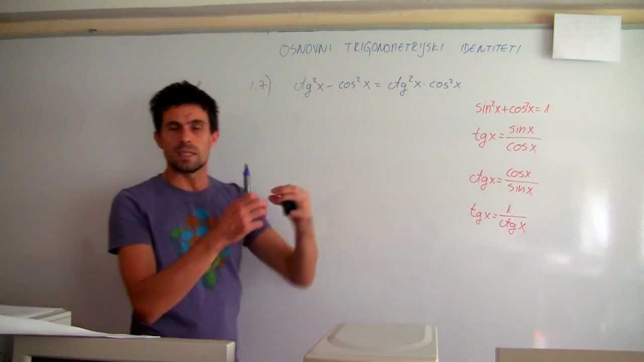 Osnovni trigonometrijski identiteti 01 - YouTube