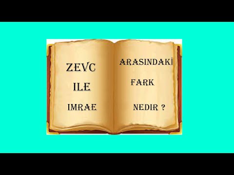 Kur'an'da zevc ile imrae arasındaki fark-(ما الفرق بين (المرأة و الزوجة