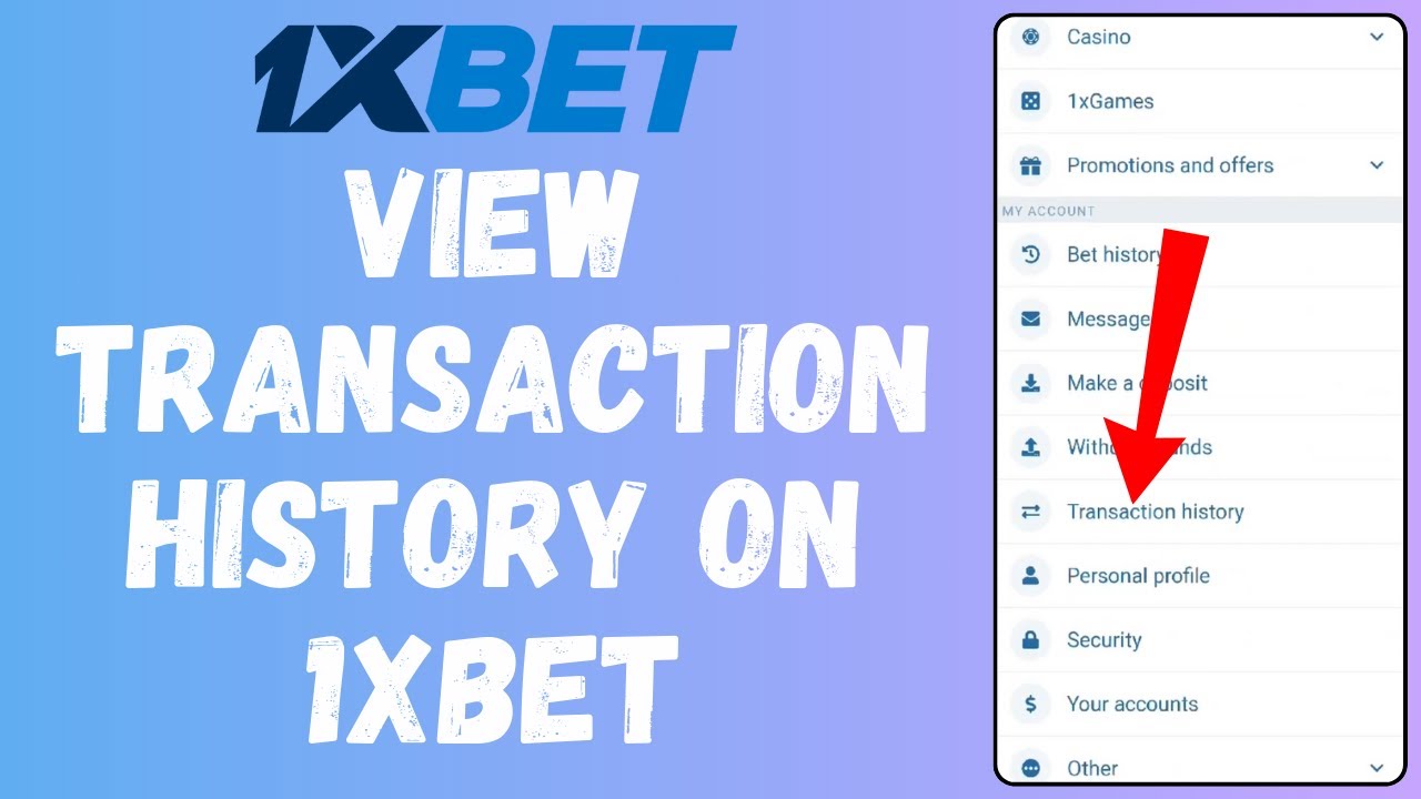 How to View Transaction History on 1xBet (2024) | 1xBet Tutorial - YouTube