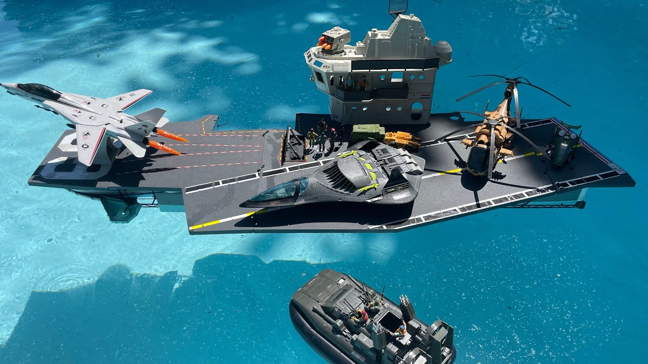 Floating the G.I. Joe U.S.S. Flagg - Summer 2023 Update ! 🇺🇸🇺🇸🇺🇸 - YouTube