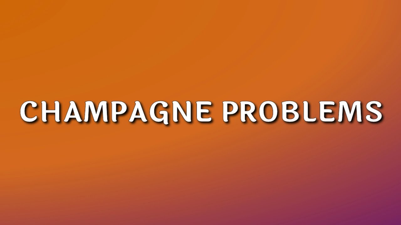 Taylor Swift - Champagne Problems (Lyrics) - YouTube