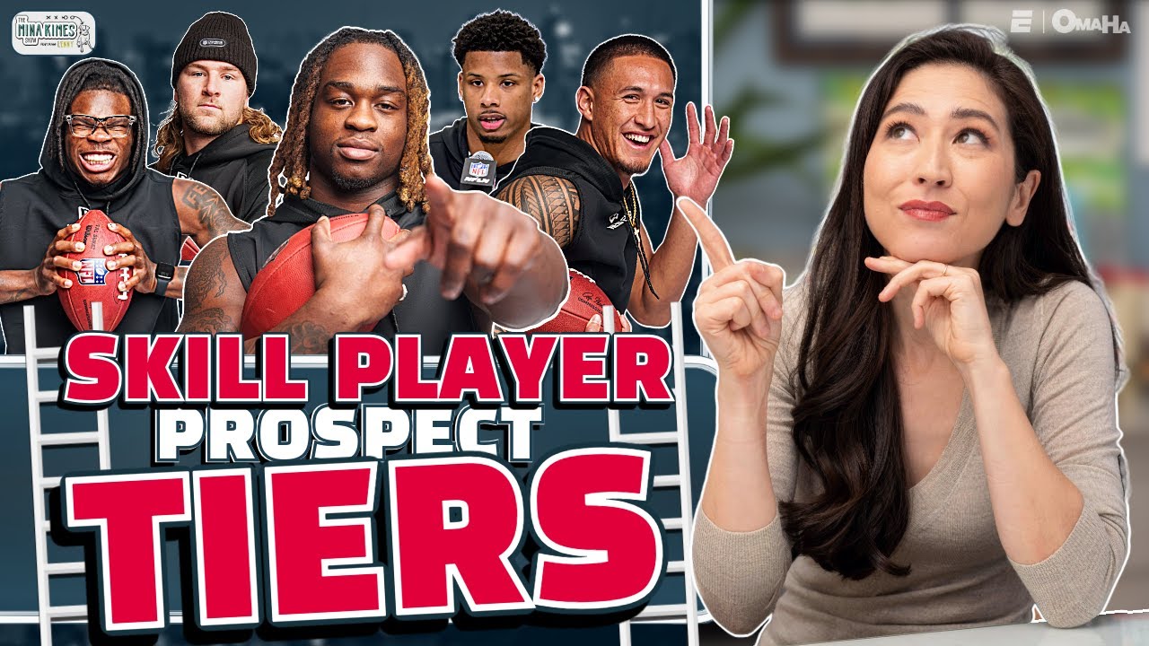 Ranking the The Top WRs, TEs & RBs in the 2025 NFL Draft 📈 | The Mina ...