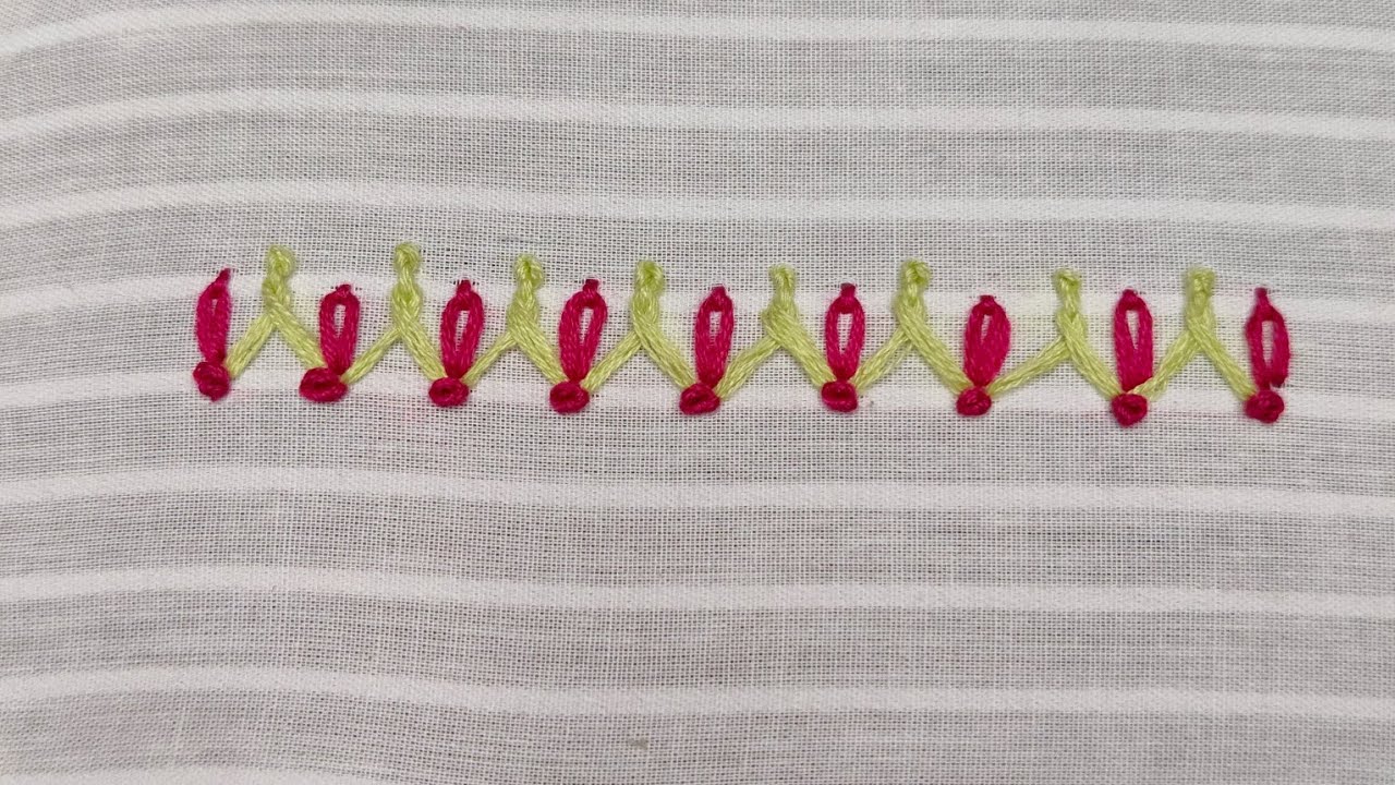 handkerchief design drawing easy|white flower embroidery design - YouTube