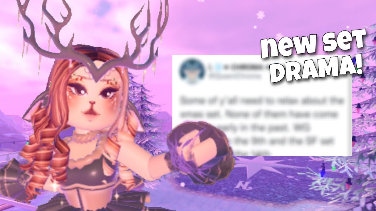 WHEN IS THE NEW WINTER SET COMING? NEW SET DRAMA! ROBLOX ROYALE HIGH ...