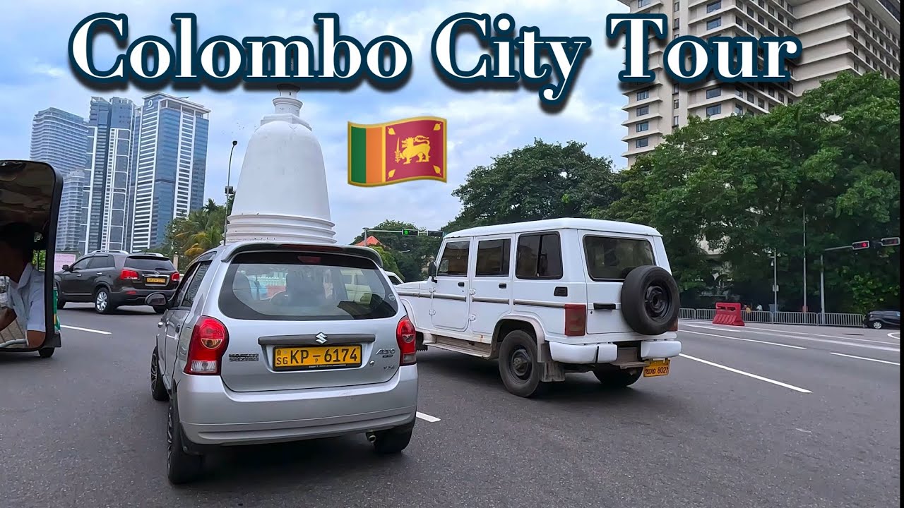 Colombo City Tour By Tuk Tuk | Downtown |Sound Of Vehicles on road ...