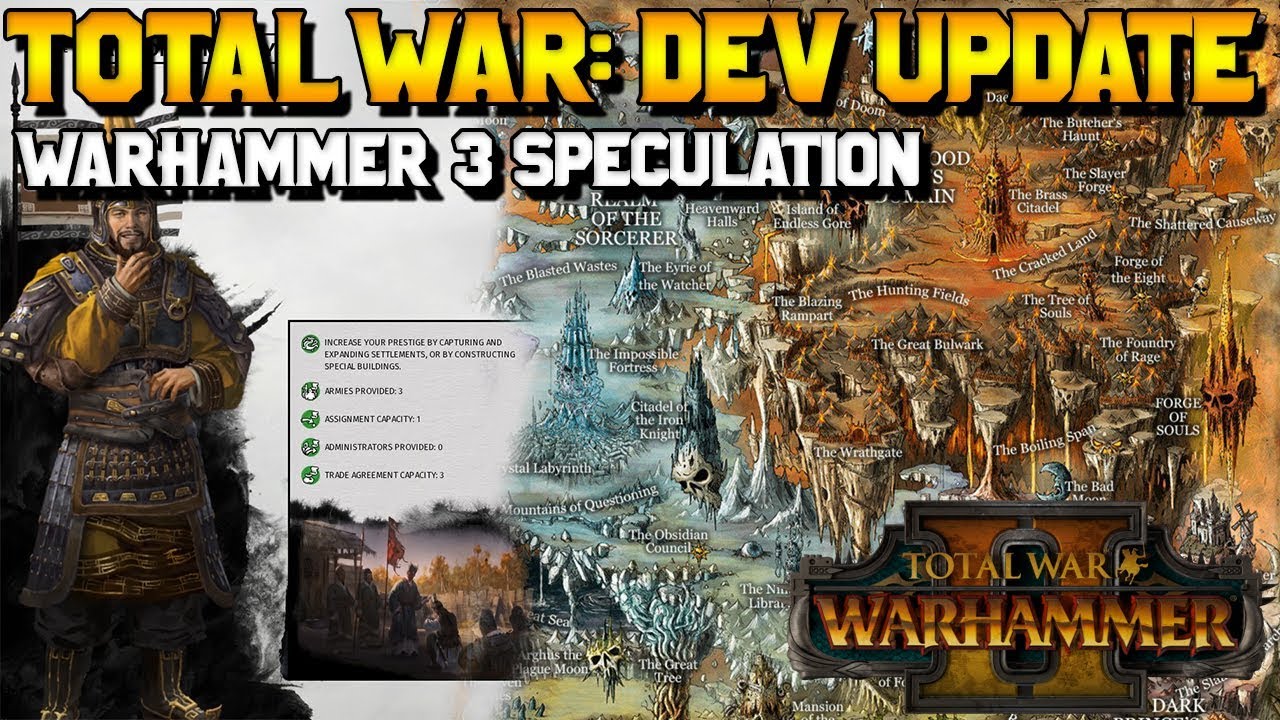 Total War: Dev Update - Warhammer 3 Realm of Chaos, Three Kingdoms, and ...
