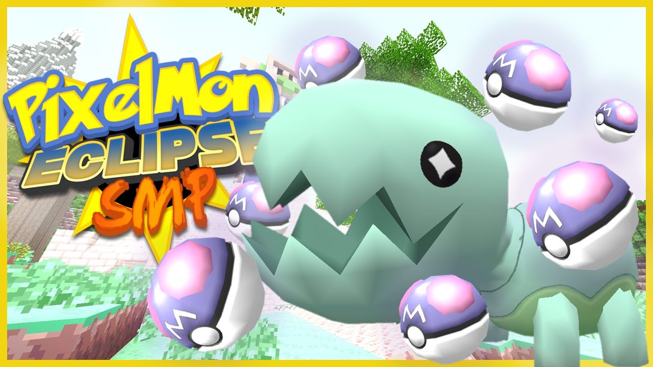 Pixelmon Eclipse SMP SHINY STARTER & MASTERBALLS ALREADY?!? (Pixelmon 4 ...