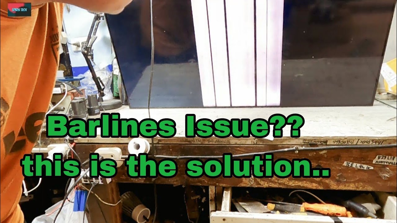 Devant 43STV103 white barlines - YouTube