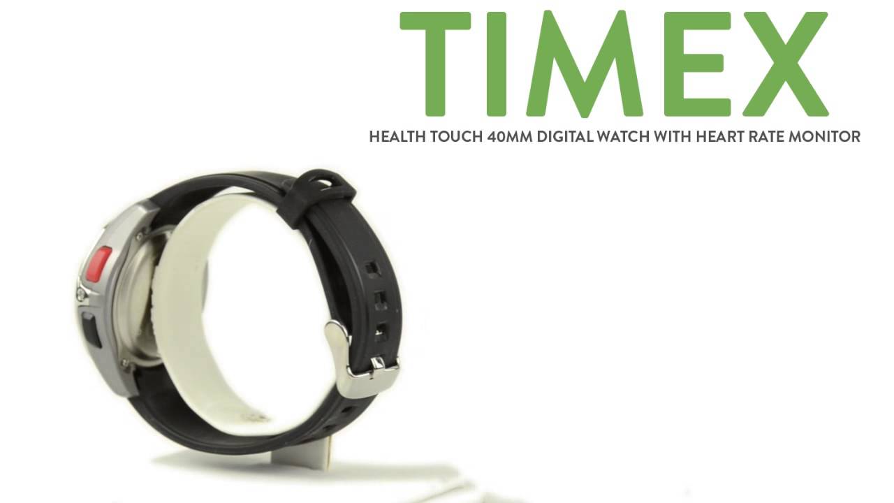Timex Health Touch Digital Watch with Heart Rate Monitor - YouTube