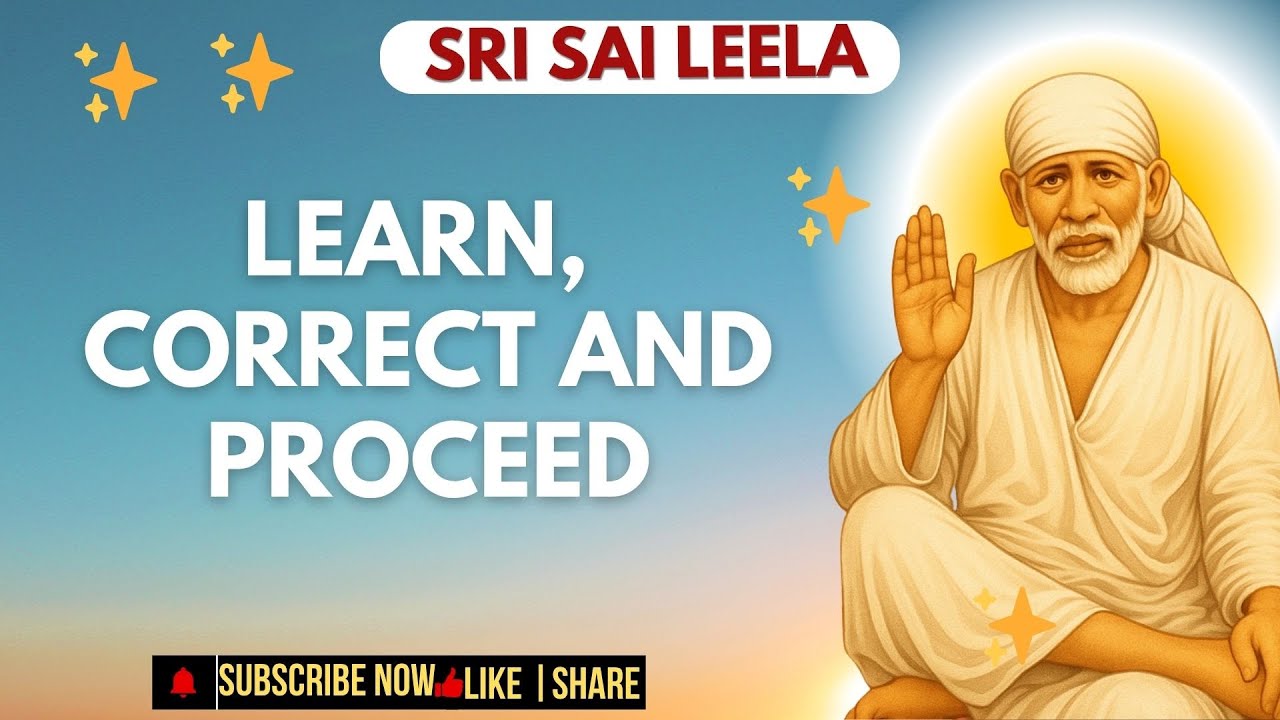 Sai Baba English | Learn, Correct and Proceed | #saibabamessage # ...