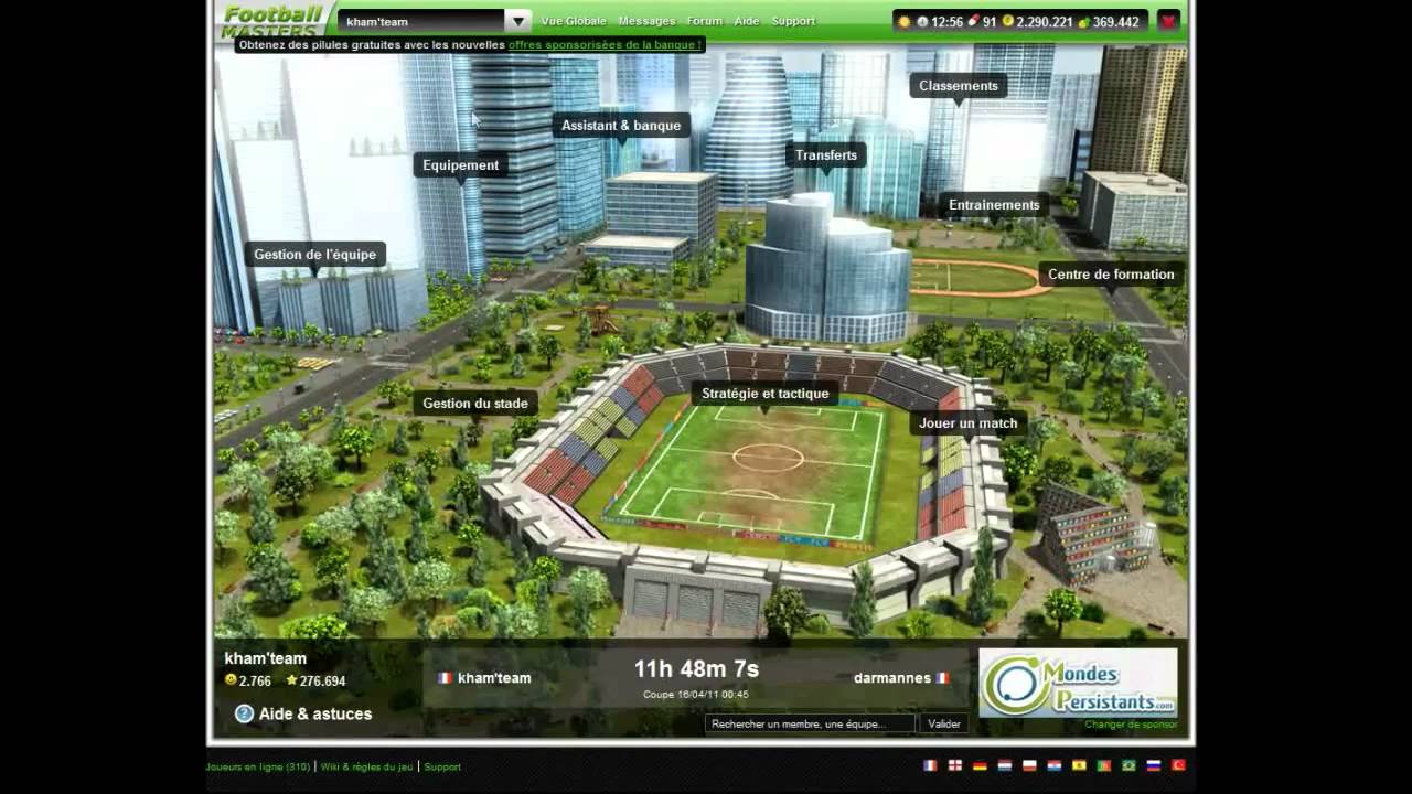 Football Masters : Présentation - YouTube