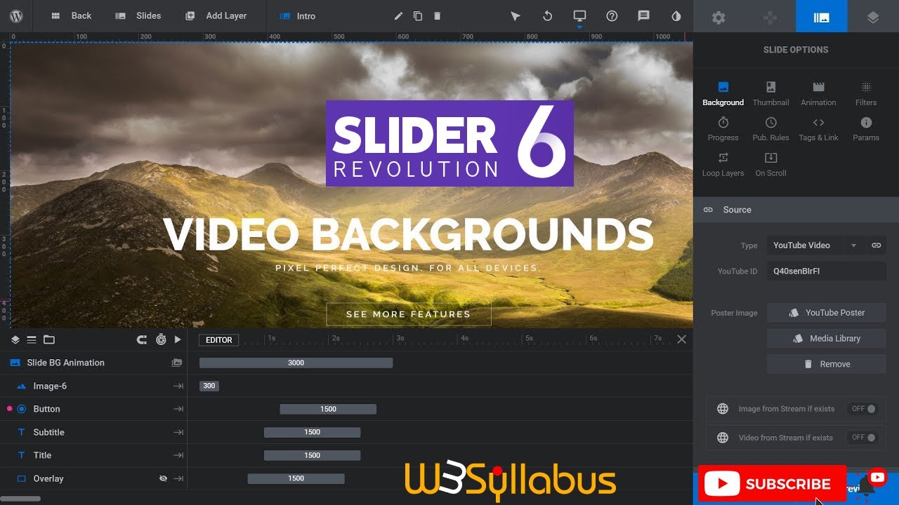 How to add video in Revolution Slider, How To Use Video Background in ...