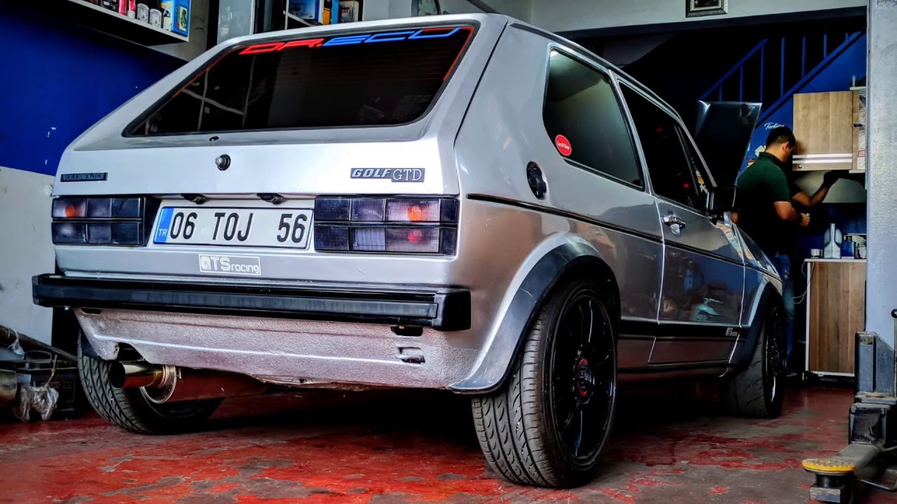 Golf Mk1 16V Turbo Fast Car From Turkey “toj” - YouTube