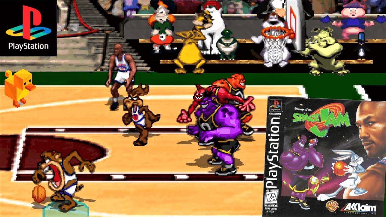 Space Jam (1996) Sony PlayStation (PSX) Gameplay in HD (DuckStation ...
