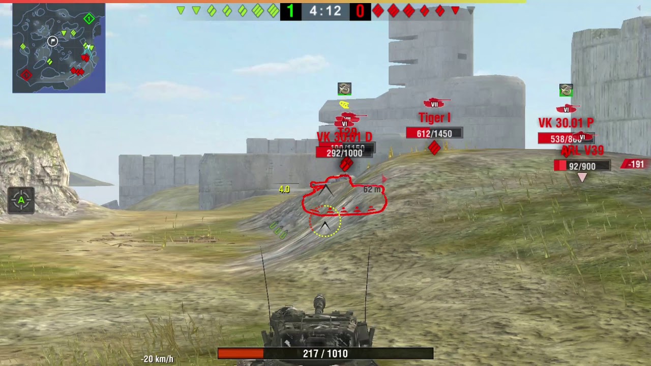 WoT Blitz, 1,6k damage, 2 kills, Strv 74A2 - YouTube